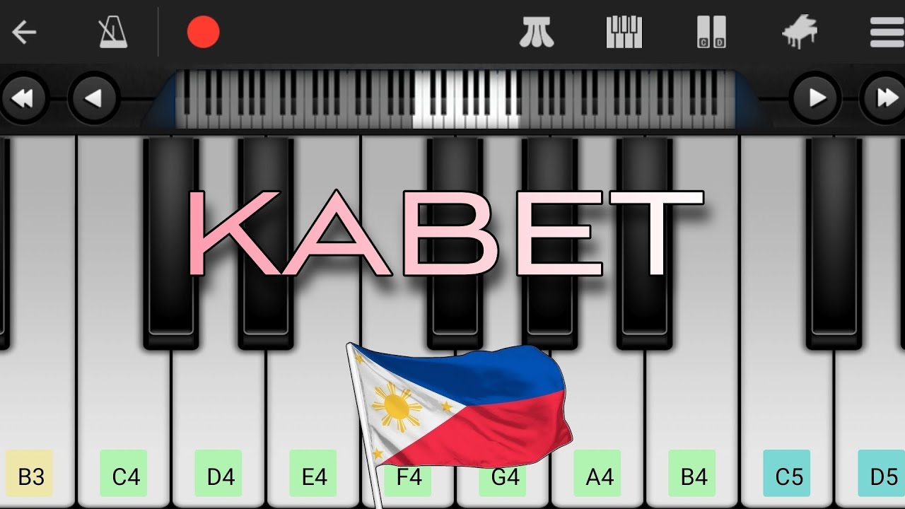 Gagong Rapper - Kabet • Perfect Piano App - YouTube