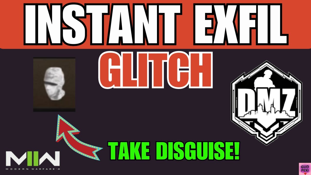 DMZ SOLO - INSTANT EXFIL GLITCH! (+ EASY DMZ PERKS) EXFIL WITH DISGUISE ...