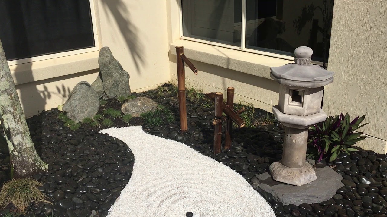 JAPANESE GARDEN - COURTYARD PROJECT (TSUBONIWA) - YouTube