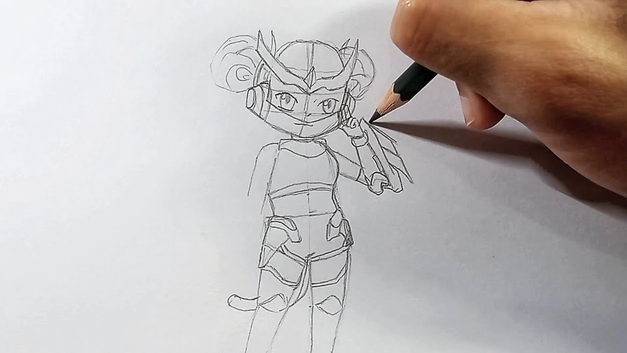 Speed Drawing Wanwan Pixel Blast Mobile Legends Chibi - YouTube