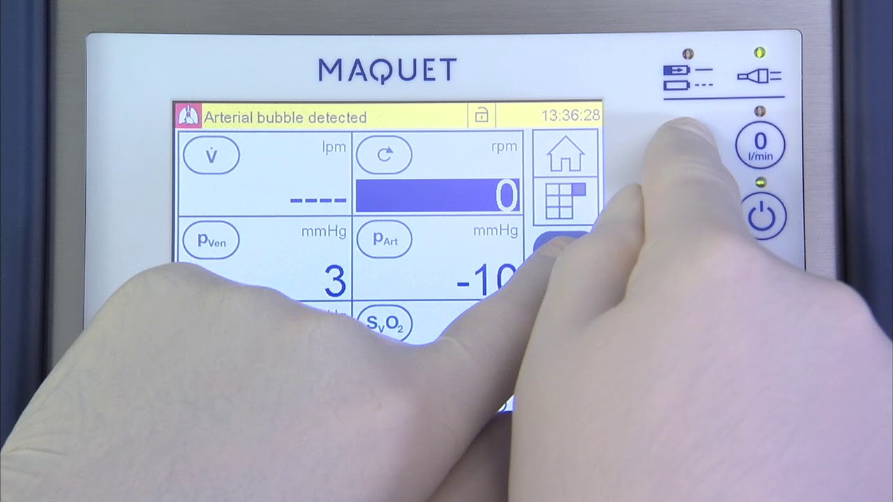 Scene04 Initiating Cardiohelp and calibrating the sensors - YouTube