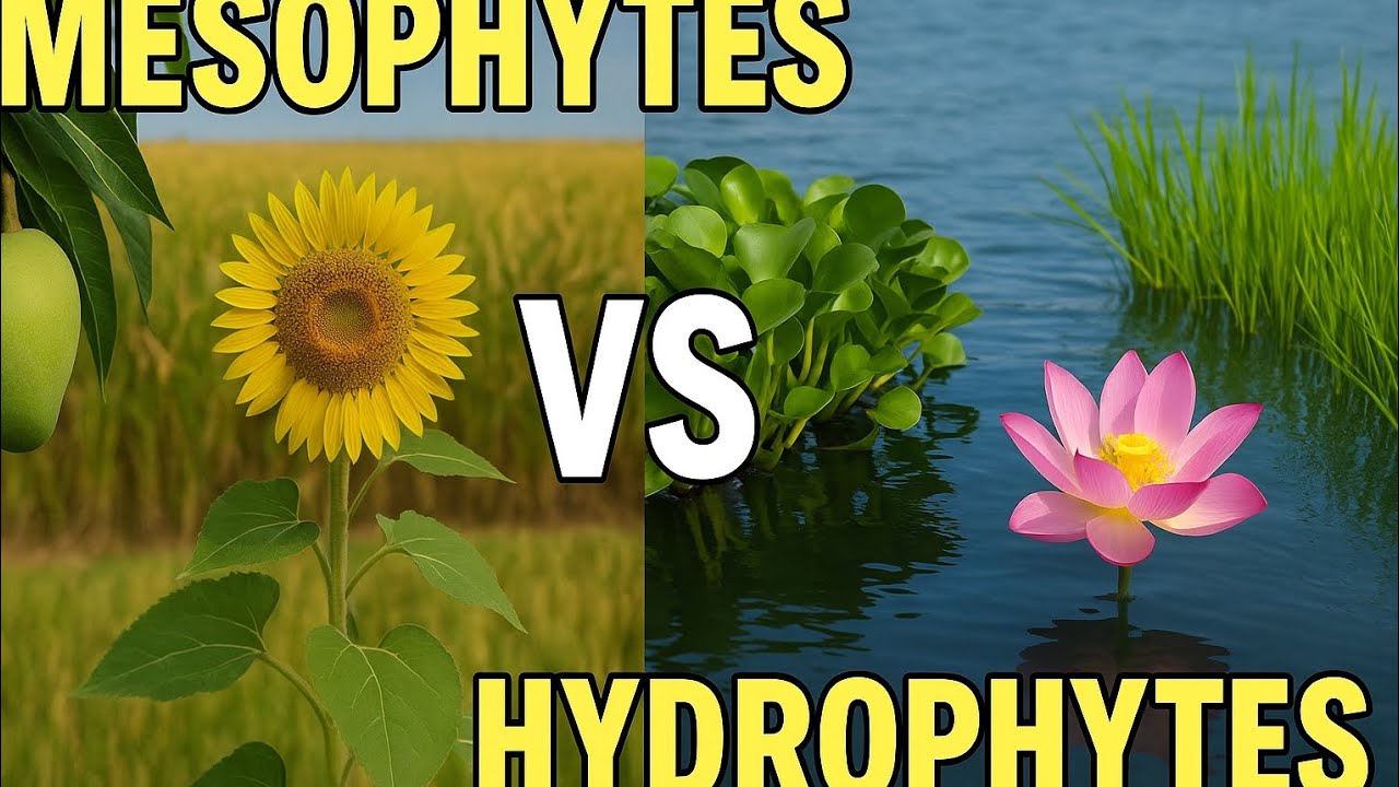 Mesophytes and Hydrophytes: Global Plant Wonders part_1 - YouTube