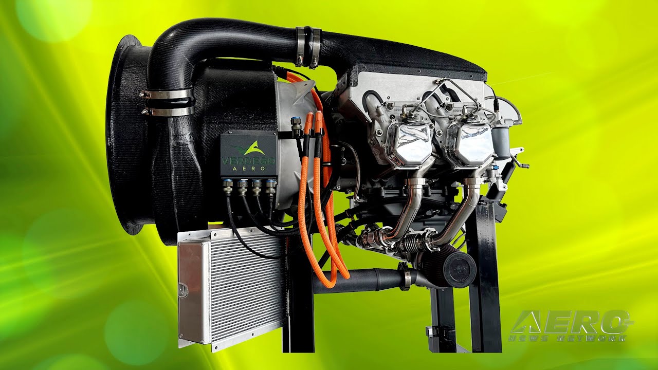Aero-TV: VerdeGo Debuts VH-3 Hybrid-Electric Powerplant - YouTube