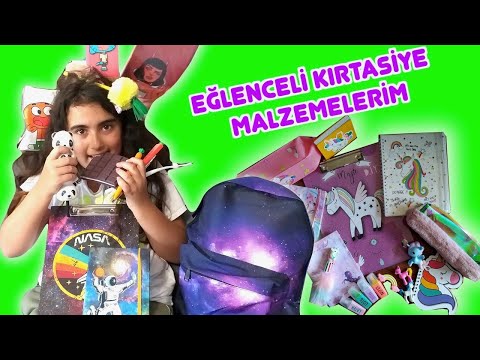 YENİ ÇOK EĞLENCELİ KIRTASİYE MALZEMELERİM | Umikids Okula Dönüş