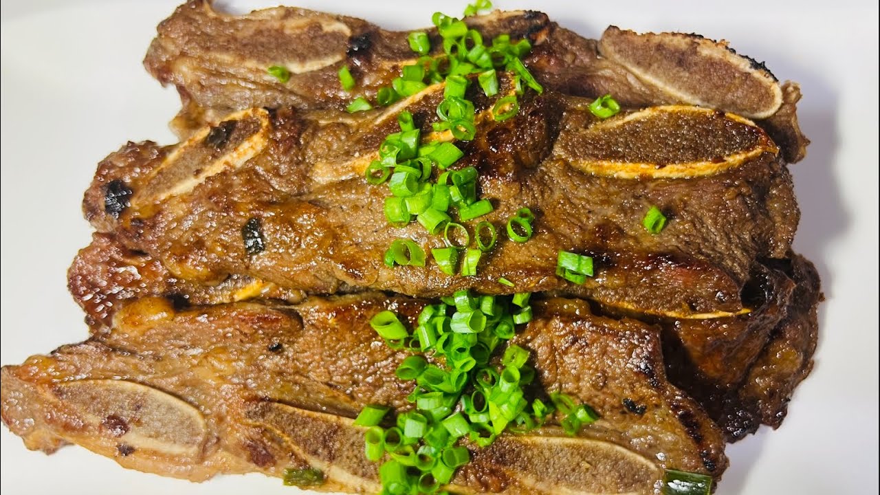 LA GALBI (KOREAN BBQ SHORT RIBS~~) Easy and Delicious Galbi (Flanken ...