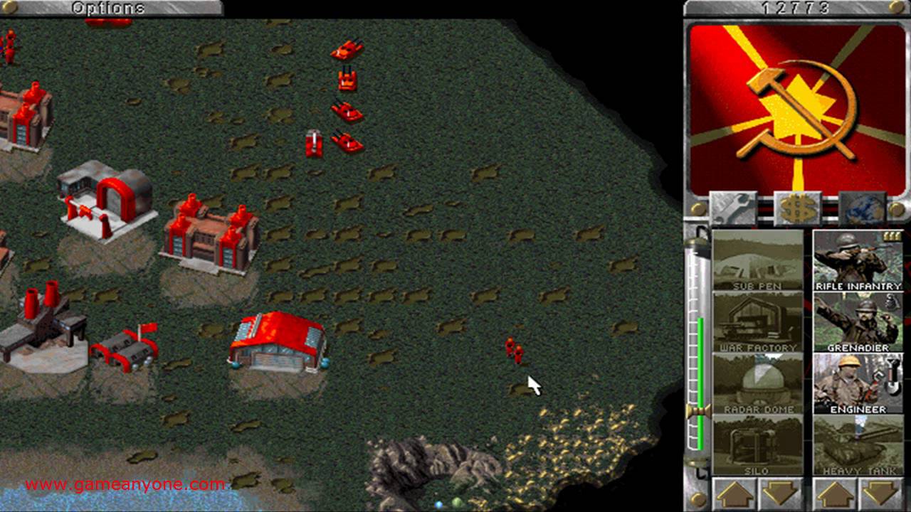 C&C Red Alert Hard - Soviet - 14 1/5 - YouTube