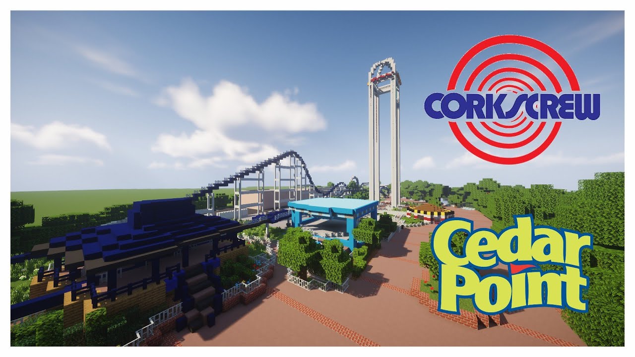 Corkscrew | Minecraft Roller Coaster Re-Creation (500 Subscribers Special) - YouTube