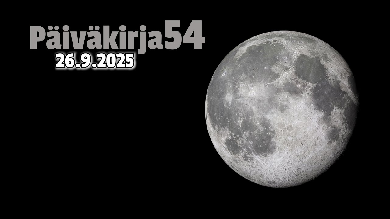 Päiväkirja54 - 26.9.2025 Perkules, se on Perjantai - YouTube