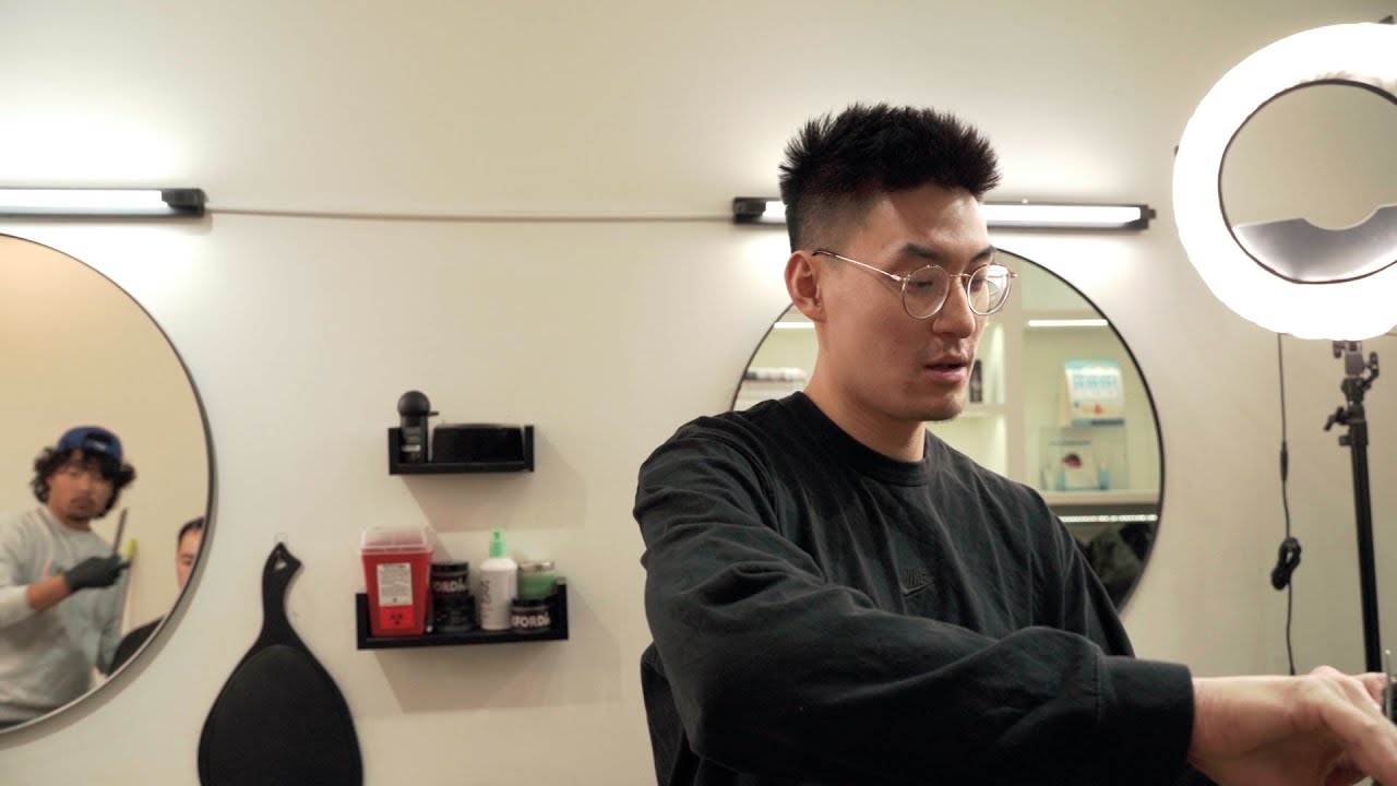 Visiting New York City Barbershops - Faded Cutz & 12 Pell - YouTube
