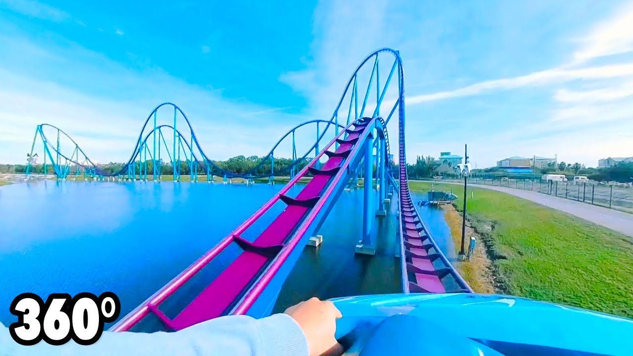 Mako (SeaWorld Orlando) - VR ONRIDE - 360° hyper coaster POV - YouTube