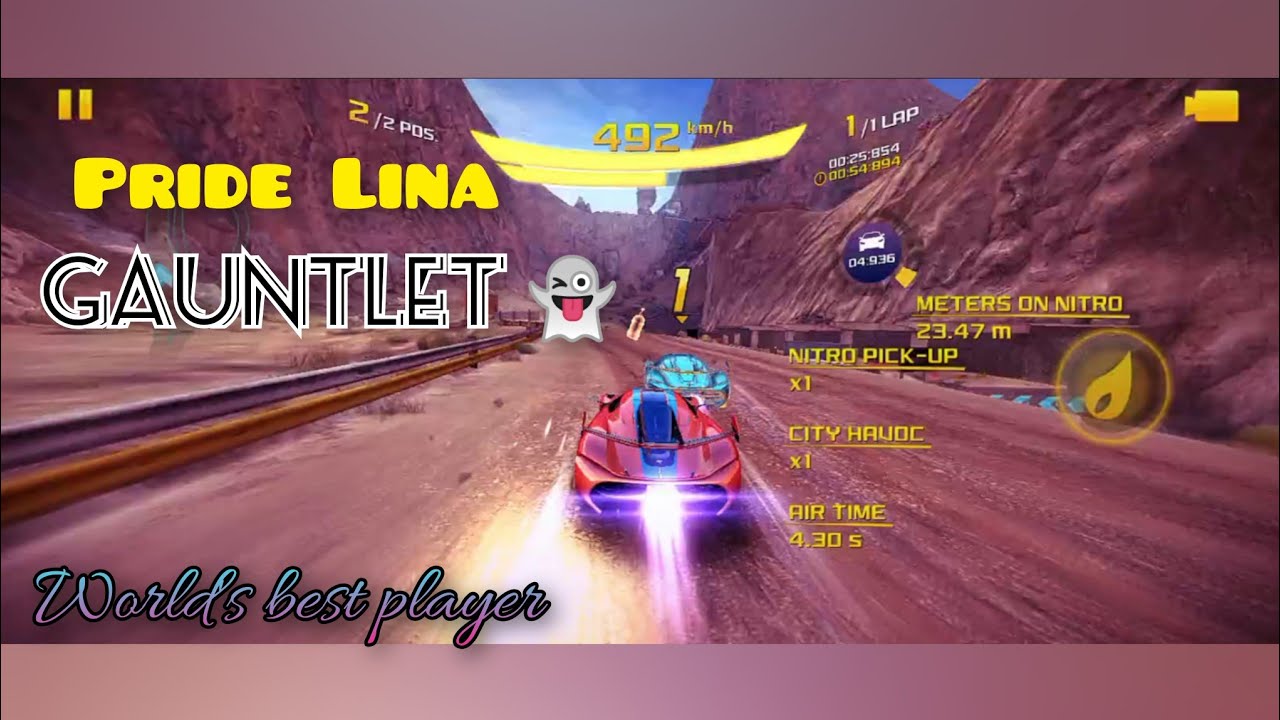 Asphalt 8 | Pride lina Gauntlet👻. world's best player - YouTube