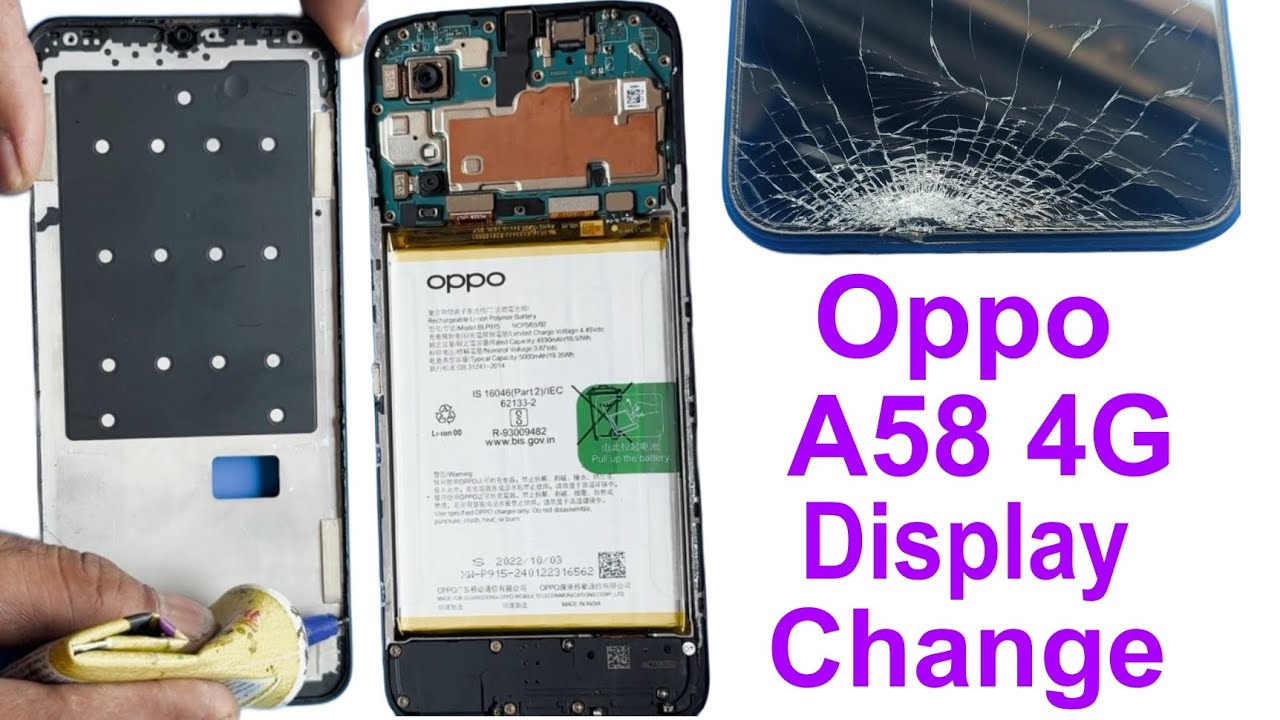 oppo A58 display change | oppo A58 display replacement |oppo A58 screen ...