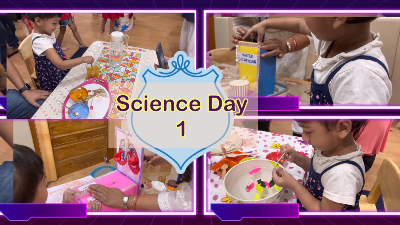 Fun way to learn science | Science day-1 at my School | Science ...