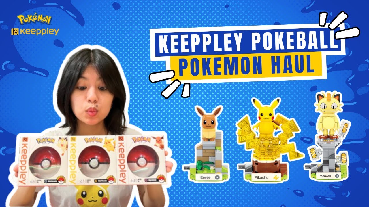 KEEPPLEY BRICK POKEMON PIKACHU, EEVEE, MEOWTH ! LEGO POKEMON MURAH ...
