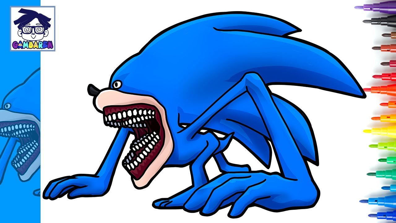 Cara Menggambar SONIC TAPES in real life version | Game | SONIC | SONIC ...