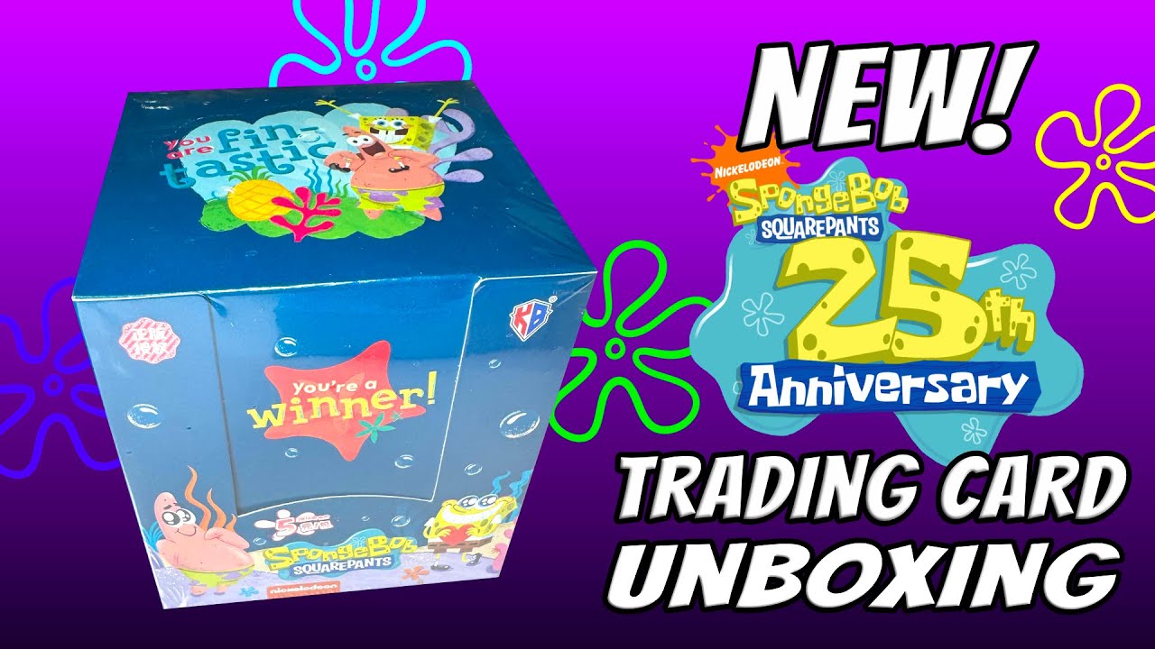NEW Official Kabao Spongebob Squarepants Trading Card Unboxing - KB ...