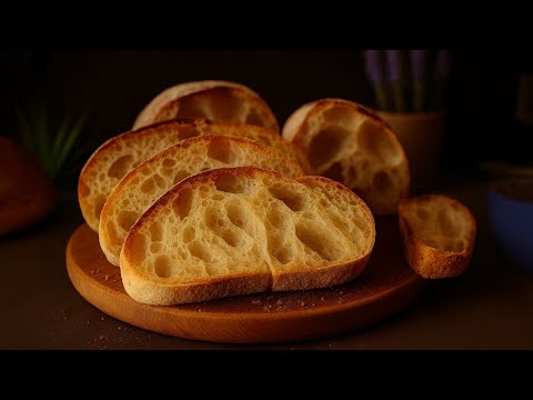 Yoğurmaya gerek yok, bir gece buzdolabında bekletmeye gerek yok.  En lezzetli ve en hızlı ekmek.