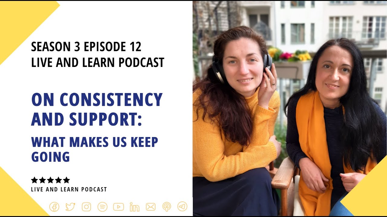 On consistency and support: what makes us keep going - YouTube