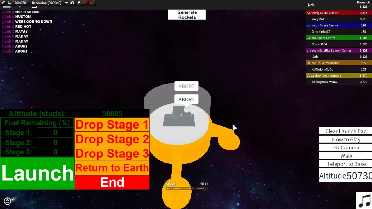 Roblox Rocket testing - YouTube