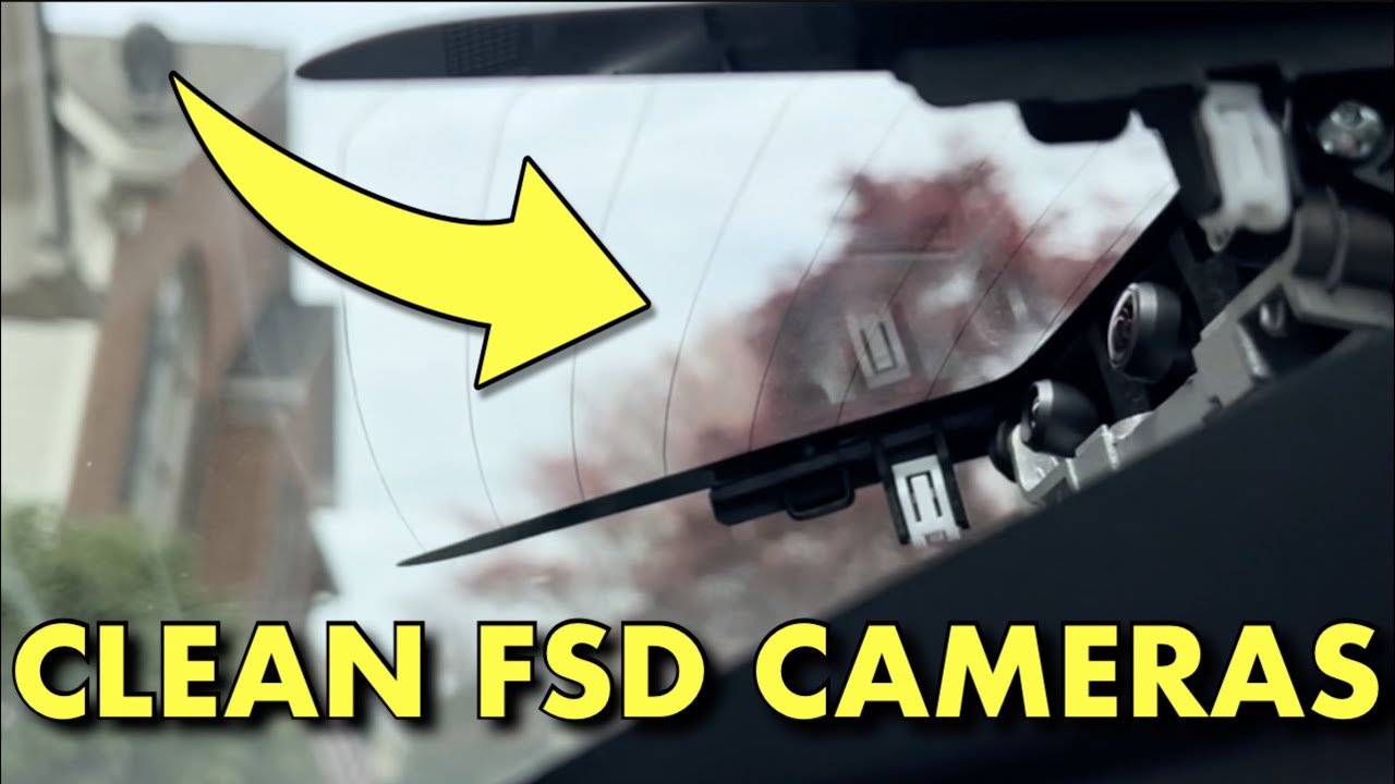 How To Clean Tesla Front Camera Housing - YouTube