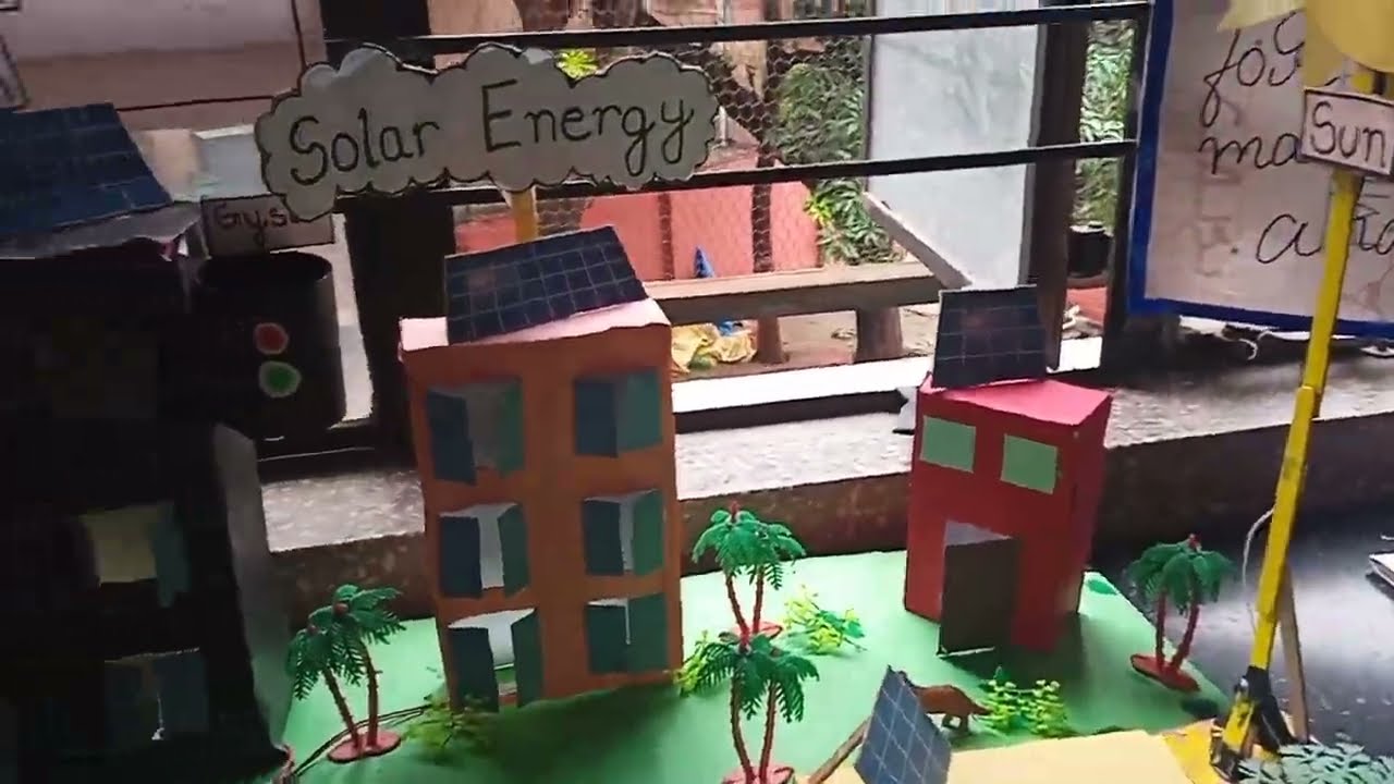 Science best working model on solar energy/#exibition/#for senior class ...