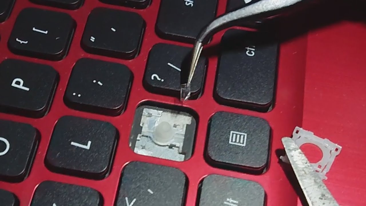 CARA SIMPLE KEYBOARD LAPTOP RUSAK CUKUP DI GANJAL - YouTube