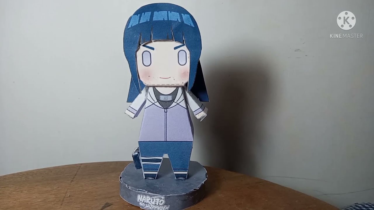 Hinata Hyuga Papercraft | Naruto Shippuden - YouTube