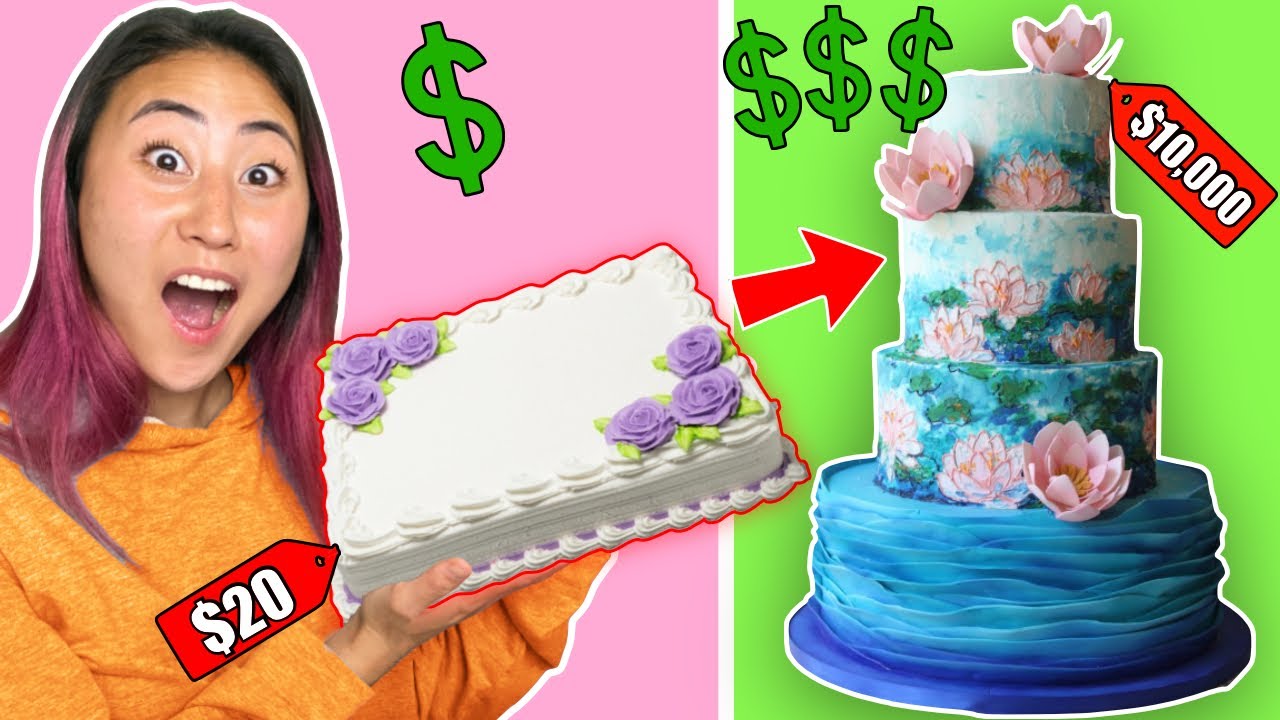 Transforming a $10 Cake to a $10,000 Wedding Cake - YouTube