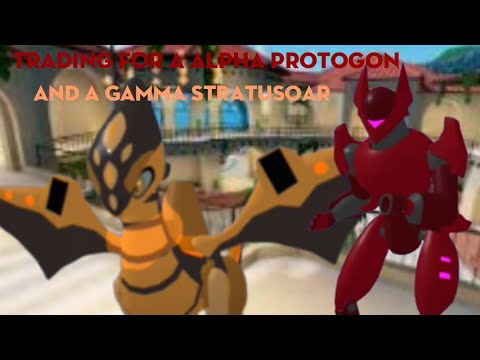 Trading for a Alpha Protogon and Gamma Stratusoar|Loomian Legacy - YouTube
