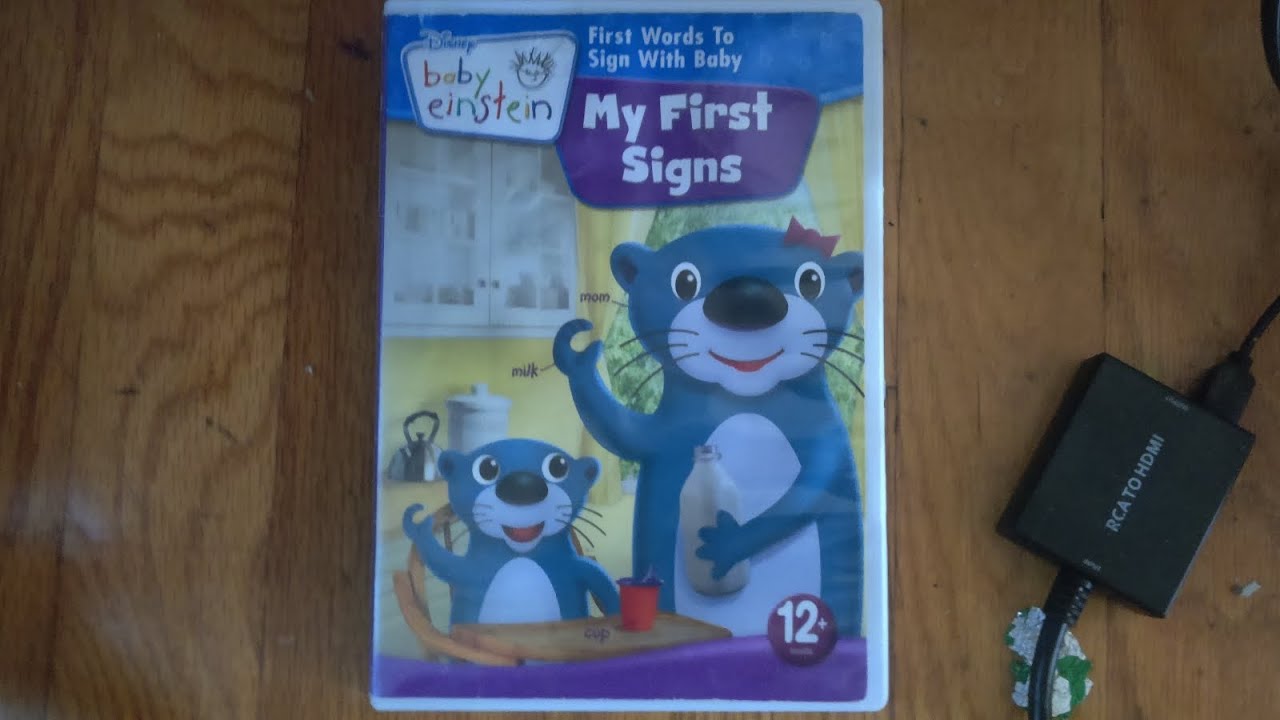 Opening to Baby Einstein - My First Signs 2009 DVD (Tripod Edition ...