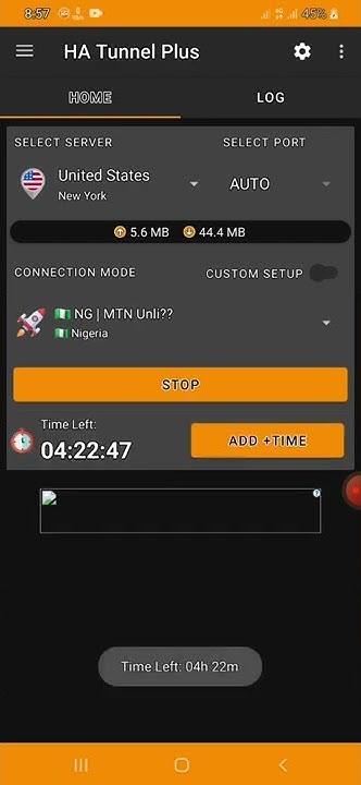 🇳🇬MTN UNLIMITED HA TUNNEL PLUS VPN 2022 - YouTube