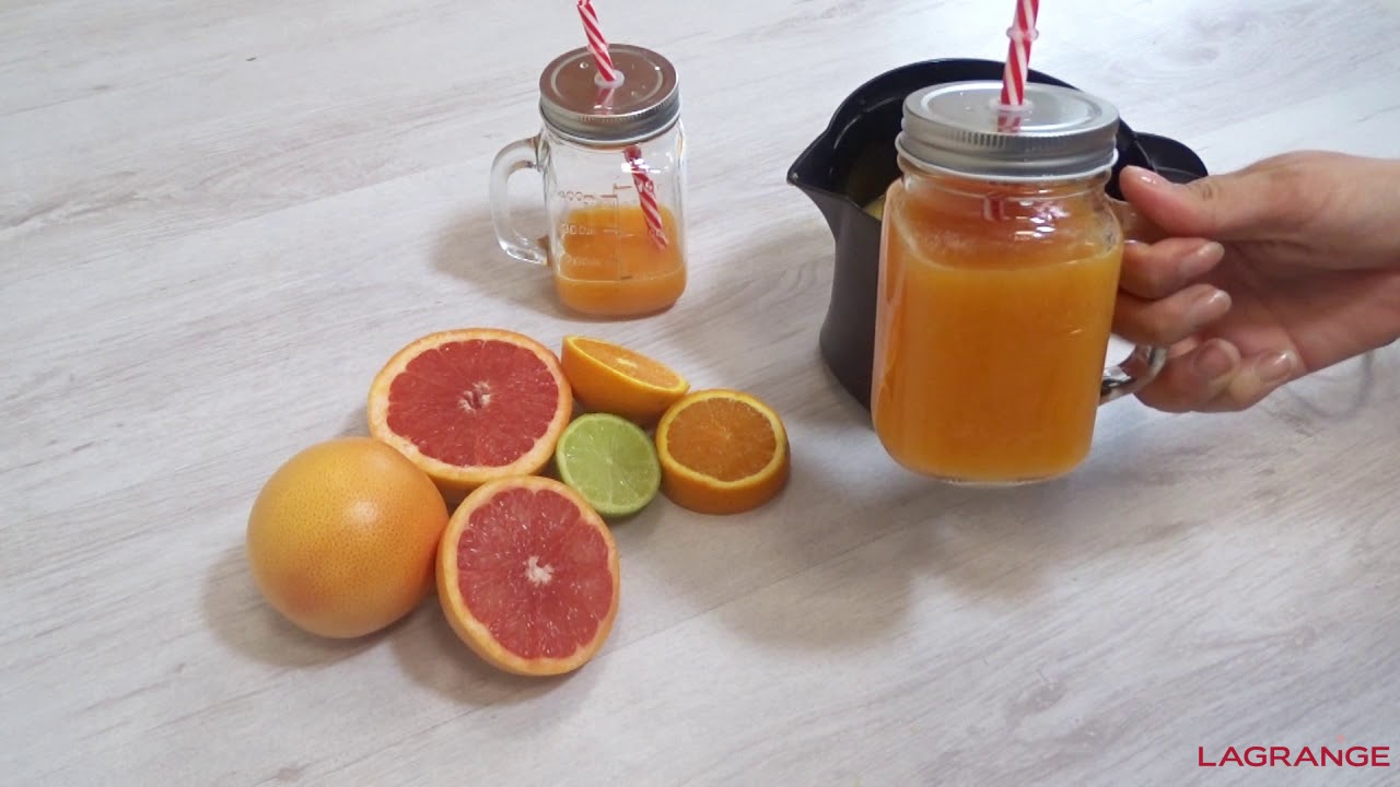Recettes de jus pressés avec le Presse-Agrumes LAGRANGE - YouTube