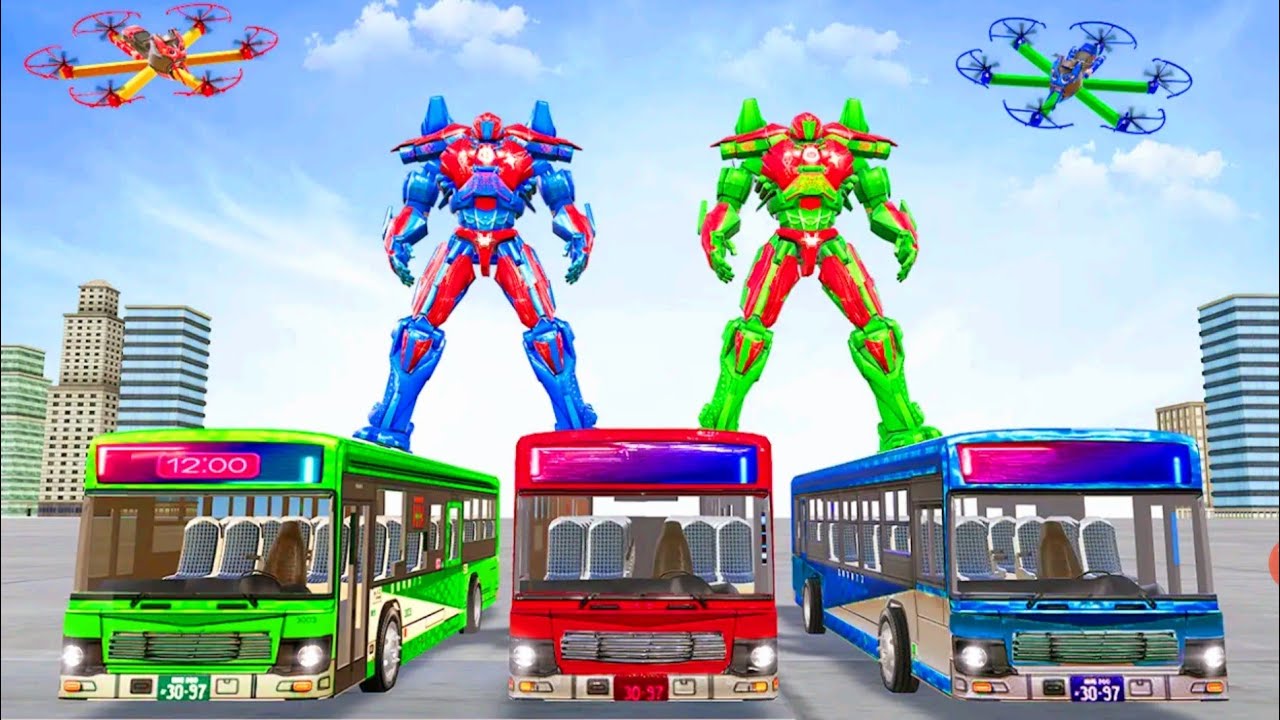 Bus Robot Car Game ### Drone Robot Transforming Game *** android ...