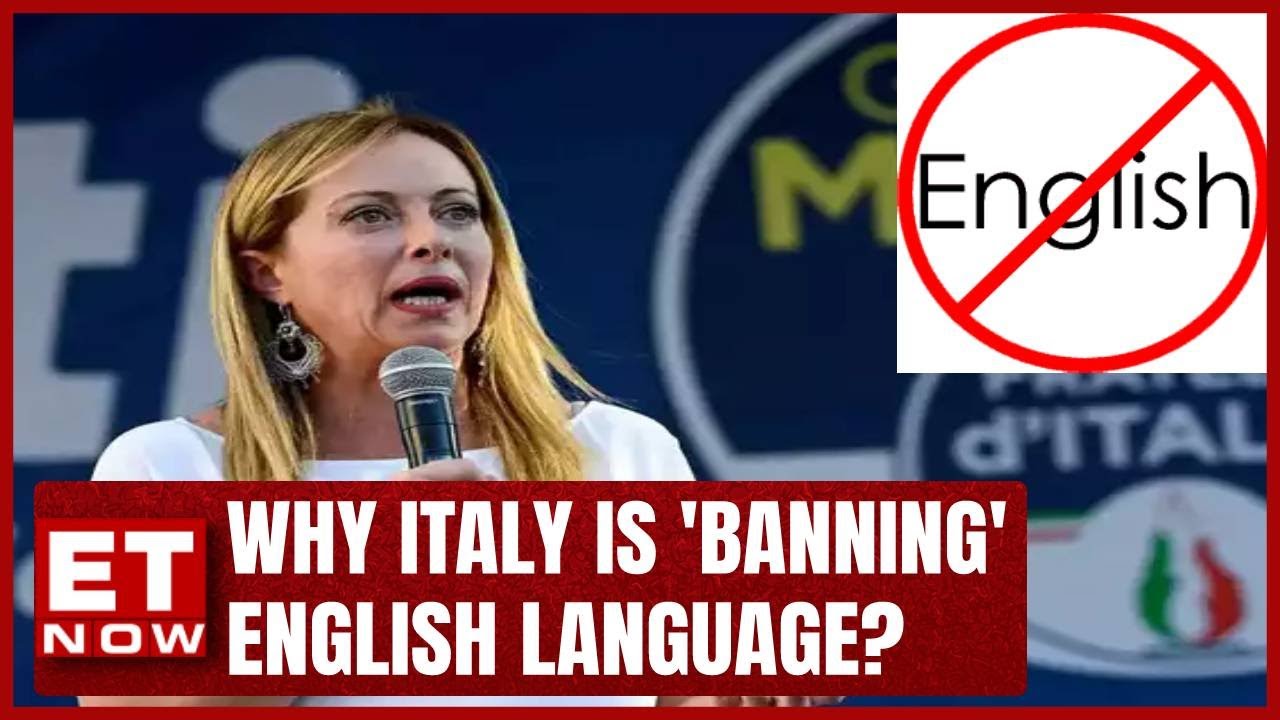 Why Italy Is 'Banning' English Language? | ET Now Explains - YouTube