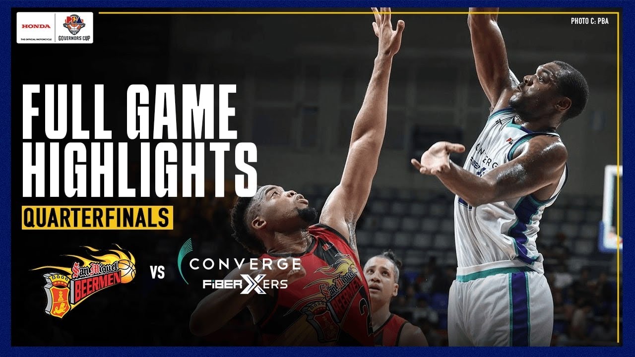 SAN MIGUEL vs. CONVERGE | FULL GAME 3 QF HIGHLIGHTS | PBA SEASON 49 ...