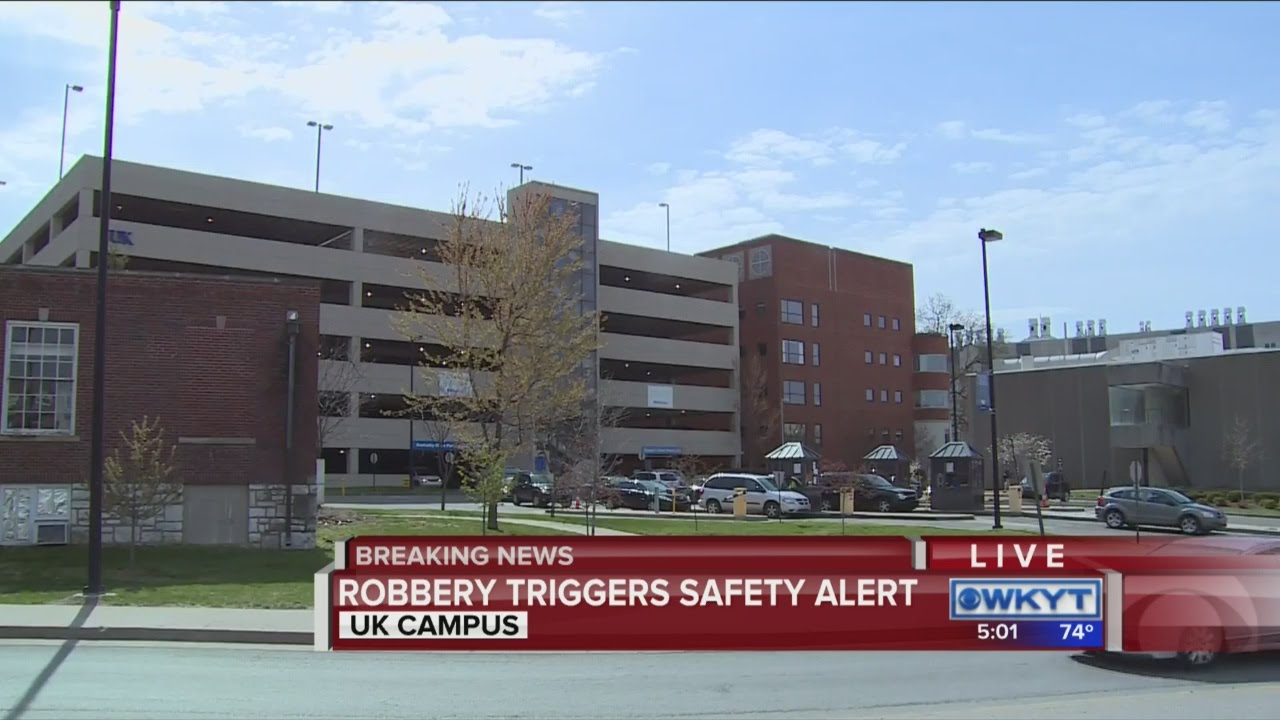 Armed robbery reported on University of Kentucky's campus - YouTube