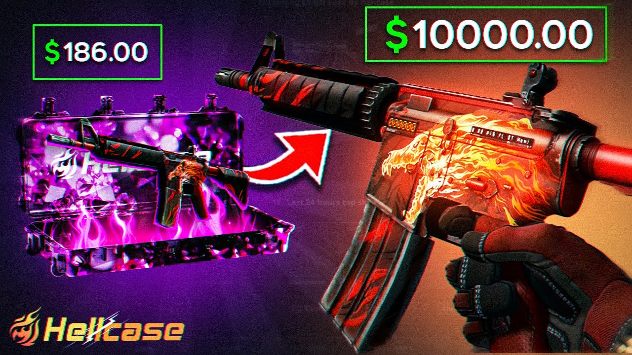 This case gave me a $10,000 item on Hellcase!? ( Hellcase Promo Code ...