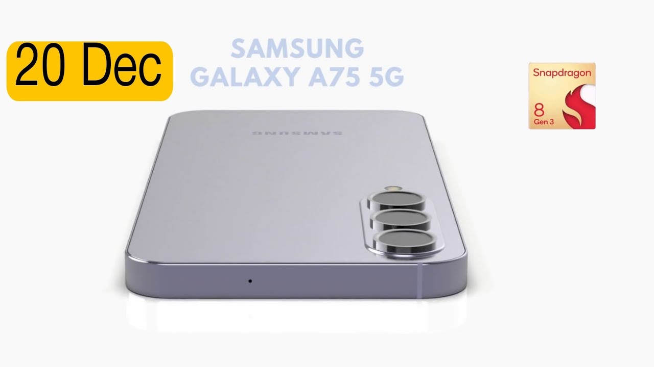Samsung Galaxy A75 5G - Confirmed Indian Launch & Specs | 108MP,5000MAH ...