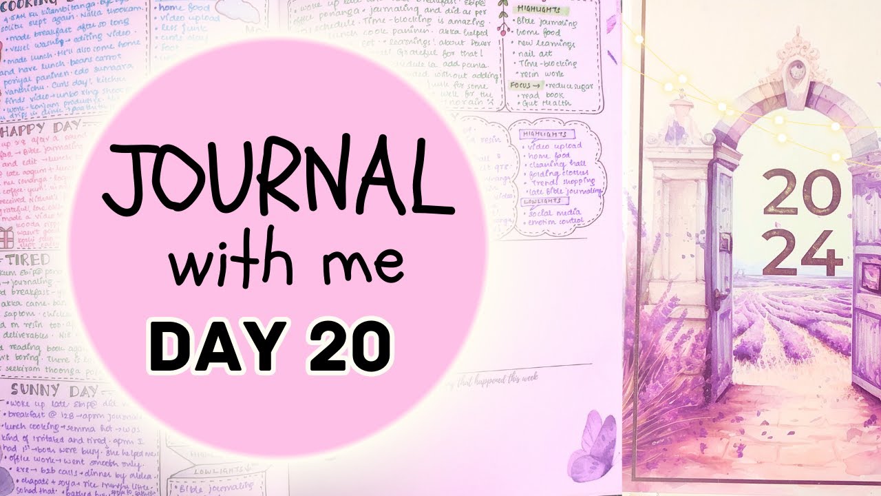 Day 20 of 21 day journaling challenge| Journaling routine| Journal with ...