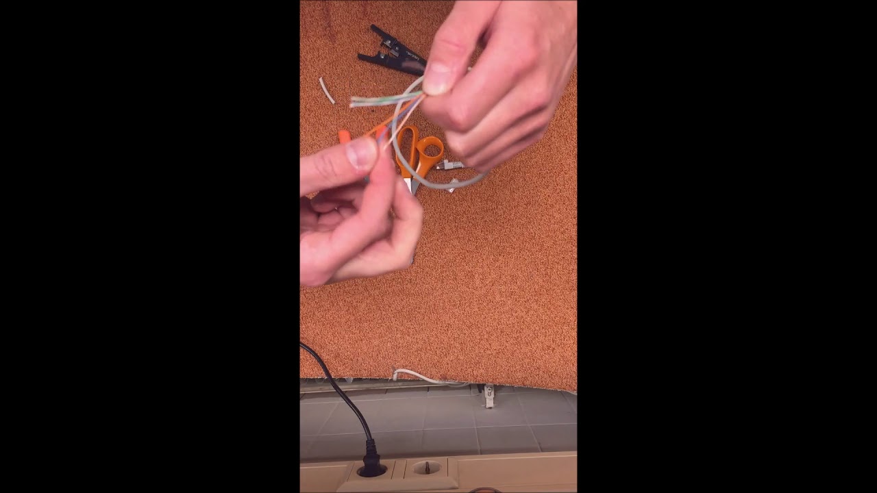 How to connect RJ45 Connector - YouTube