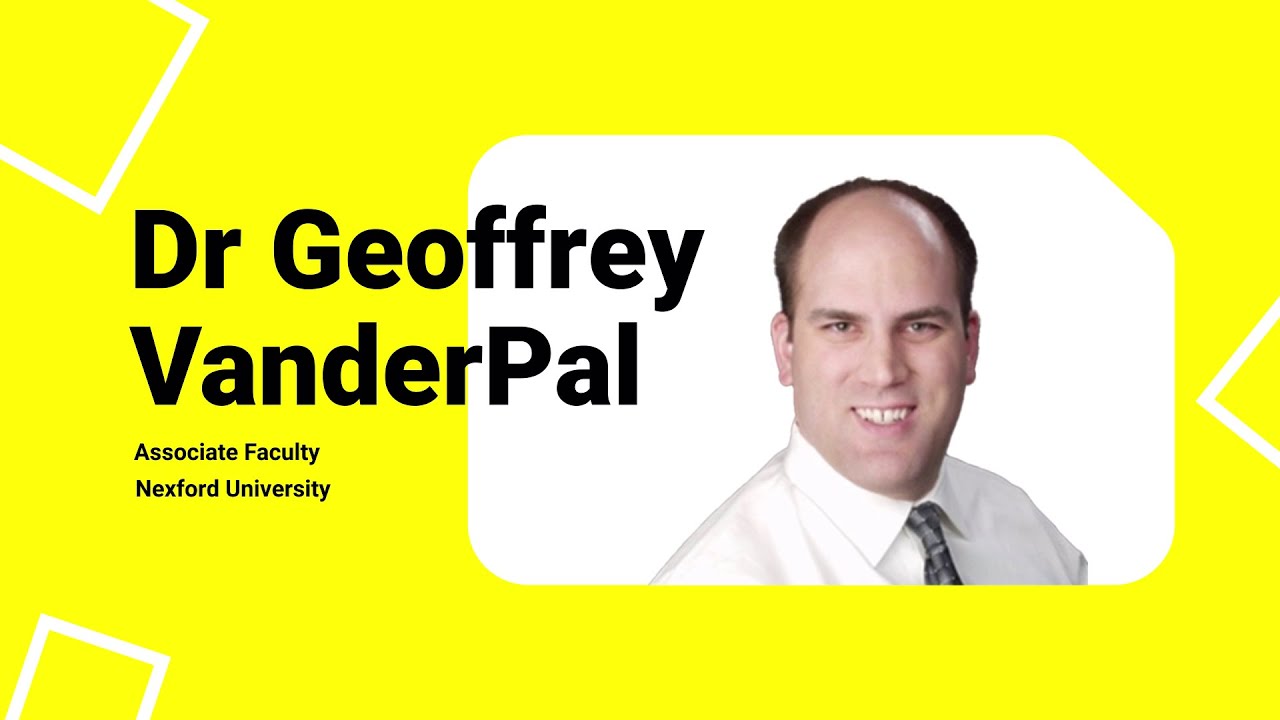 Meet Dr Geoffrey VanderPal, Associate Faculty at Nexford University ...