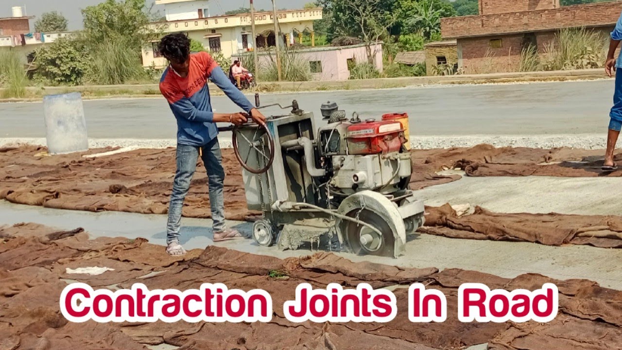 What is contraction Joint in concrete ? Concrete ki road me Contraction ...
