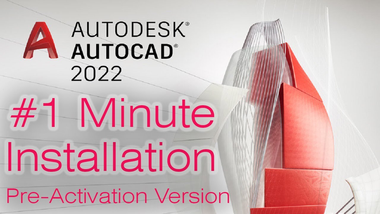 Autodesk AutoCAD 2022 | 1 Minute Installation Short Tutorial | AutoCAD ...