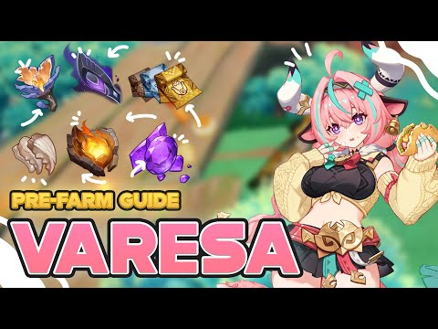 Varesa Pre Farm Guide: Ascension Material & Talent | Genshin Impact ...