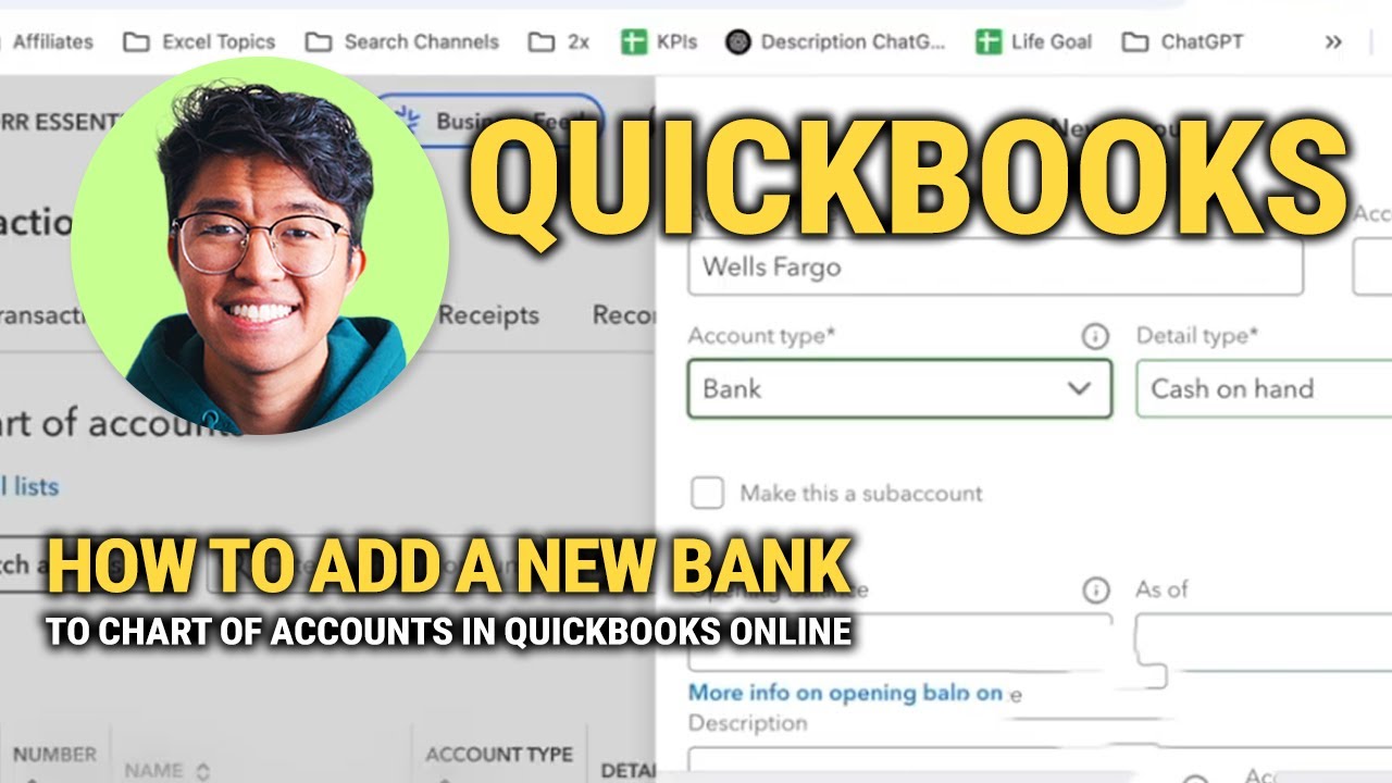 How to Add a New Bank to Chart of Accounts in QuickBooks Online: Easy ...