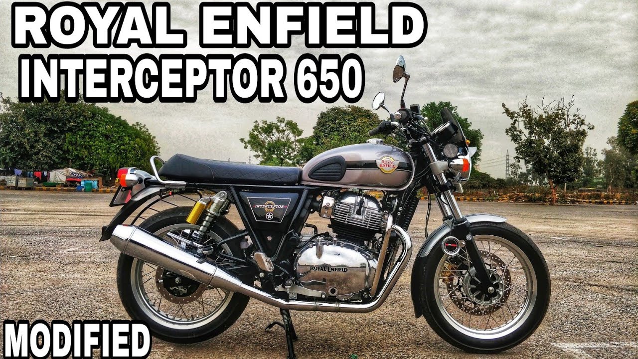 MODIFIED ROYAL ENFIELD INTERCEPTOR 650 | BIKE MODIFICATION | KAROL BAGH ...
