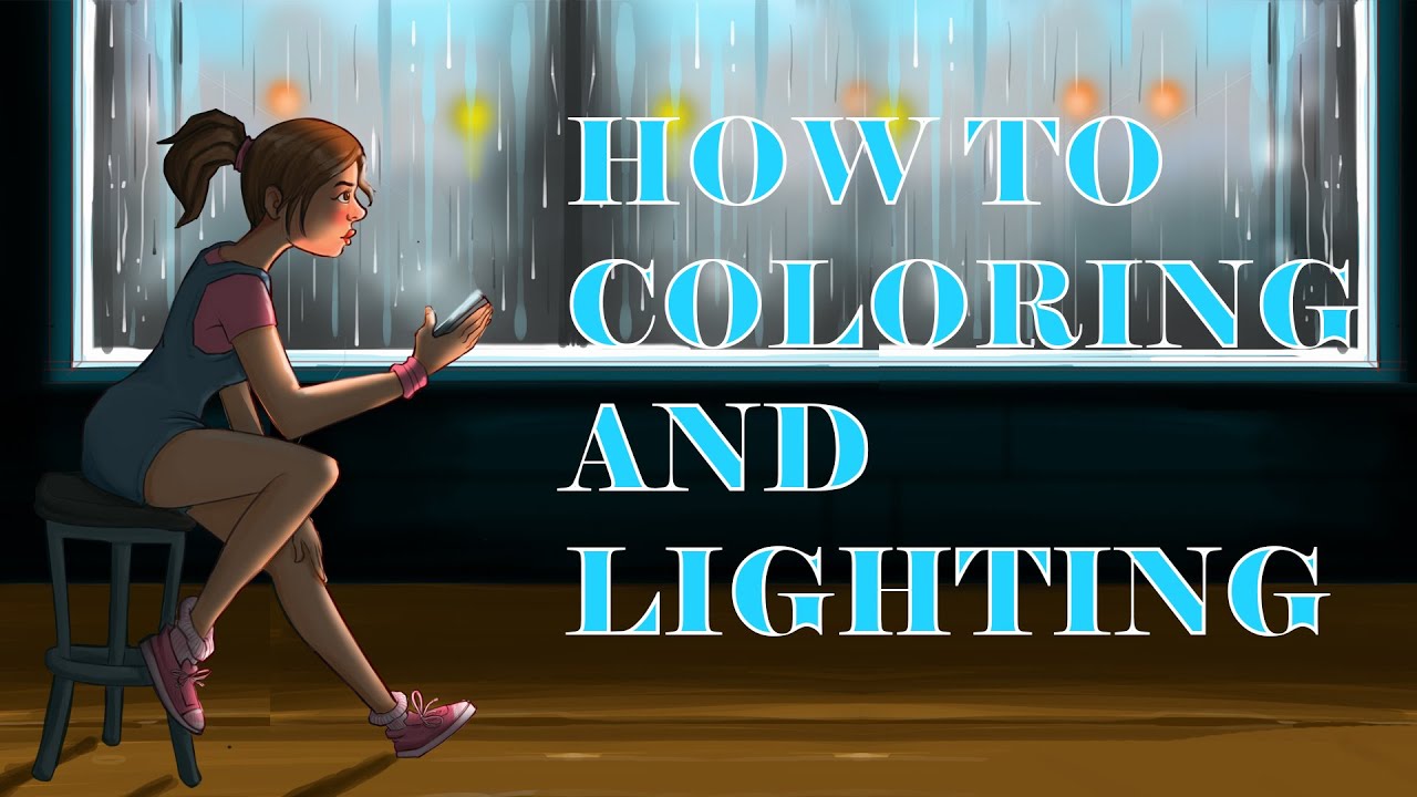 How to color digital art with effective lighting and shading/how to ...