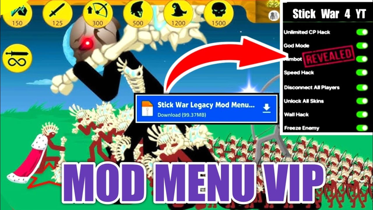 Stick War Legacy Mod Menu Vip_New Stick Figure Unleash - YouTube