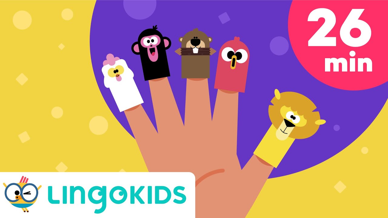Finger Family Song 👋🎶 + More Body Songs for Toddlers | Lingokids - YouTube