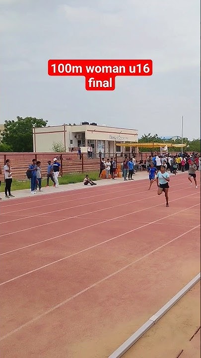 100m running final woman u16 #athlete #100m #running #youtubeshorts #video #viral - YouTube